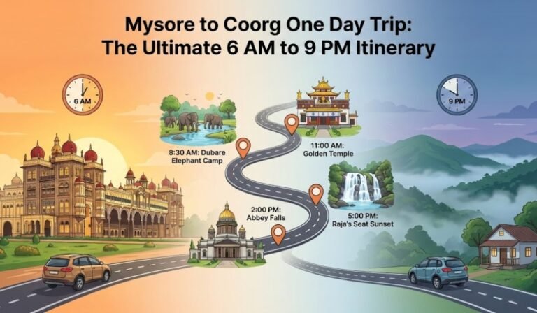 A Guide Mysore to Coorg Distance by Car and Fare